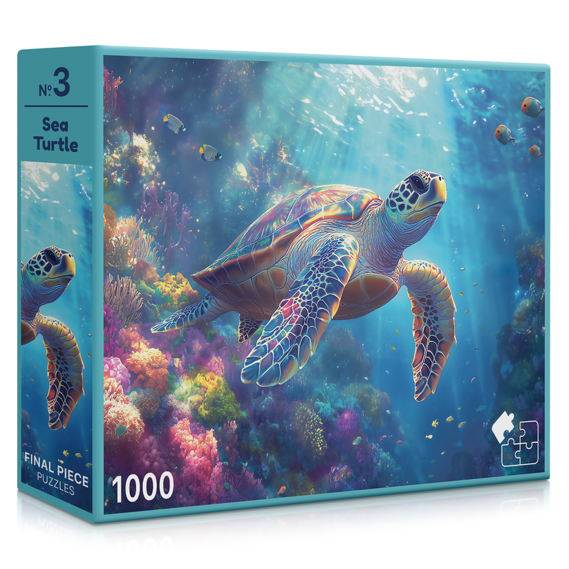 Sea Turtle 1000-Piece Jigsaw Puzzle | Final Piece Puzzles