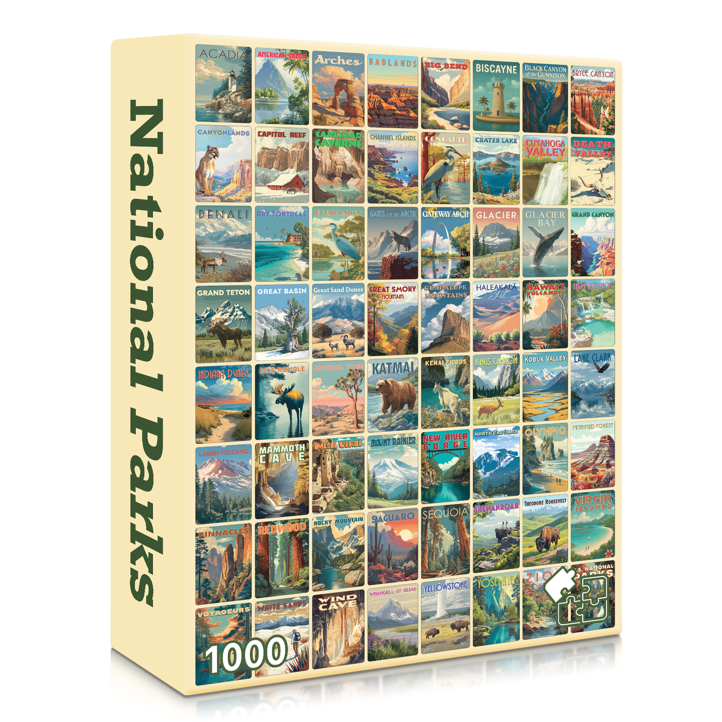 National Parks 1000-Piece Jigsaw Puzzle | Final Piece Puzzles